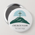 Custom Church Logo Branded Button | Zazzle