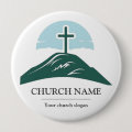 Custom Church Logo Branded Button | Zazzle
