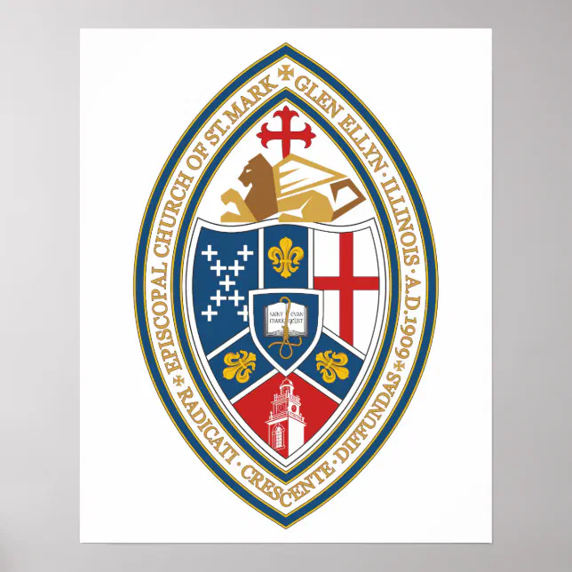 Custom Church Seal Poster | Zazzle