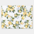 Custom Citrus Baby Shower Sign Lemon Welcome | Zazzle