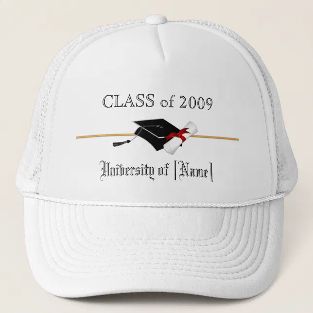 Custom Class of 2009 - Graduation Hat | Zazzle