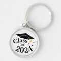 Custom Class of Graduation Year Keychain | Zazzle