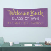 CUSTOM Class Reunion banner | Zazzle