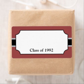 Custom Class Reunion Name Tag Labels | Zazzle