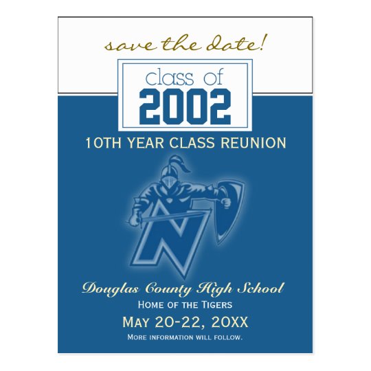 Custom Class Reunion Save-the-Date Announcement Postcard | Zazzle.com