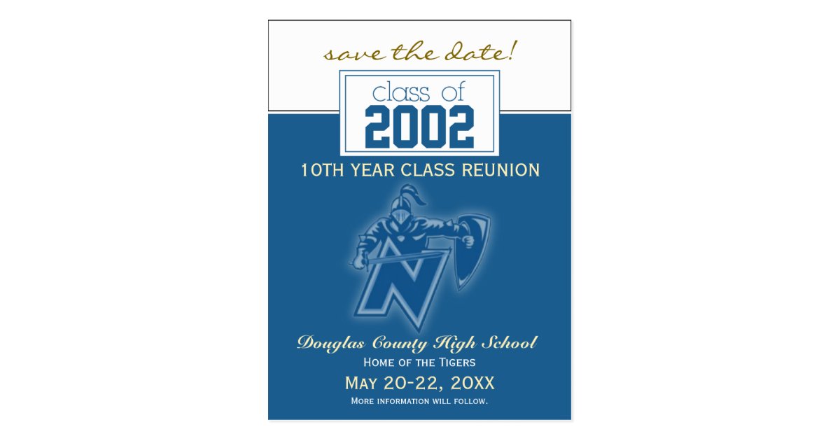 Custom Class Reunion Save-the-Date Announcement Postcard | Zazzle.com
