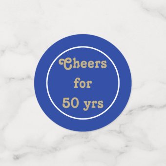 Custom class reunion table confetti!! confetti | Zazzle