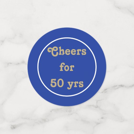 Custom class reunion table confetti!! confetti | Zazzle