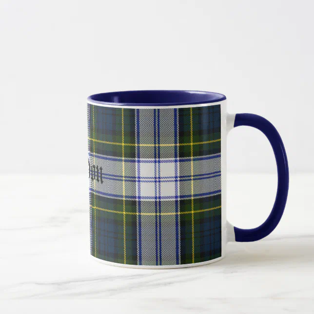 Custom Classic Gordon Dress Tartan Plaid Mug | Zazzle