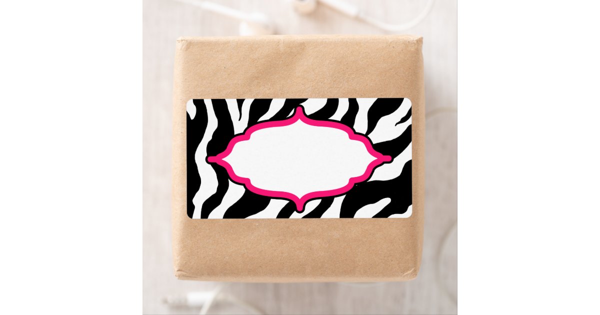 Custom Classic Zebra Labels | Zazzle