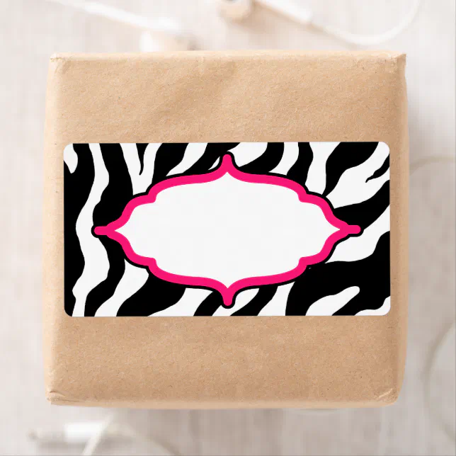 Custom Classic Zebra Labels | Zazzle