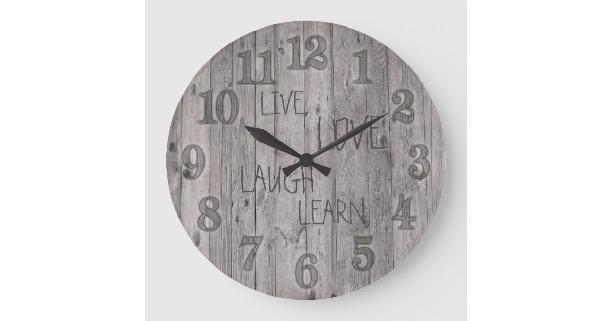 Custom Clock Change Words | Zazzle