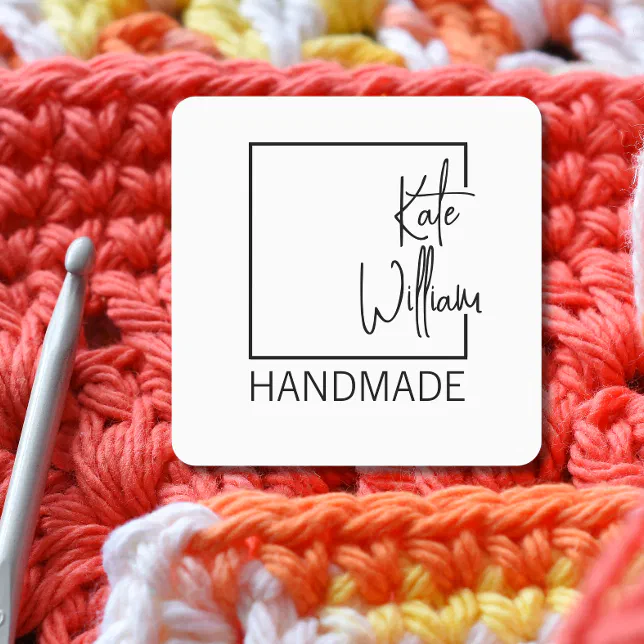 Custom Clothing label for handmade item | Zazzle