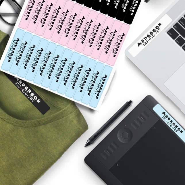 Custom Clothing label for nursing home/ Daycare | Zazzle