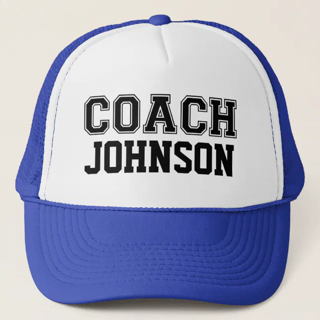 Custom Coach Hat | Zazzle