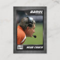 Custom Coach Trading Card, Coach Tribute Card Gift | Zazzle