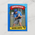 Custom Coach Trading Card Comic, Best Coach Ever | Zazzle
