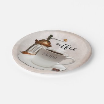 Custom Coffee Plates | Zazzle