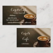 Custom Coffeehouse Cafe Coffee Shop Business Card | Zazzle