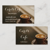 Custom Coffeehouse Cafe Coffee Shop Business Card | Zazzle
