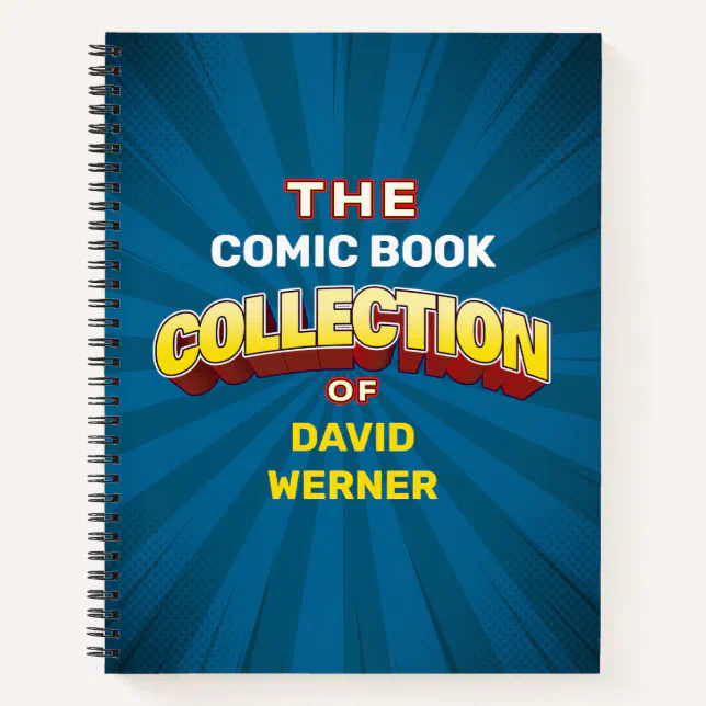 Custom Collector's Notebook | Zazzle