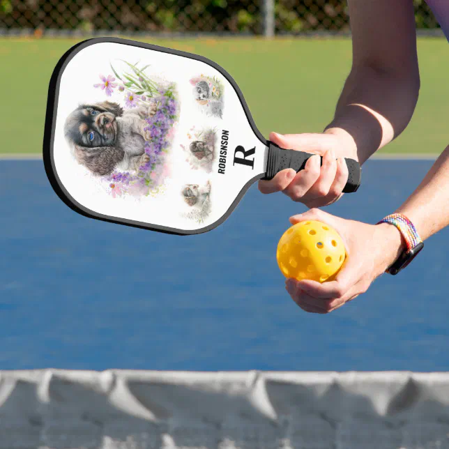 Custom College Photos Monogram & Name Personalized Pickleball Paddle ...