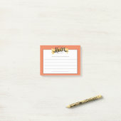 Custom color kudos employee recognition post-its post-it notes | Zazzle