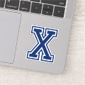 Custom color letter X sporty college font alphabet Sticker | Zazzle