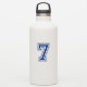 Custom color number seven 7 sports college font sticker | Zazzle