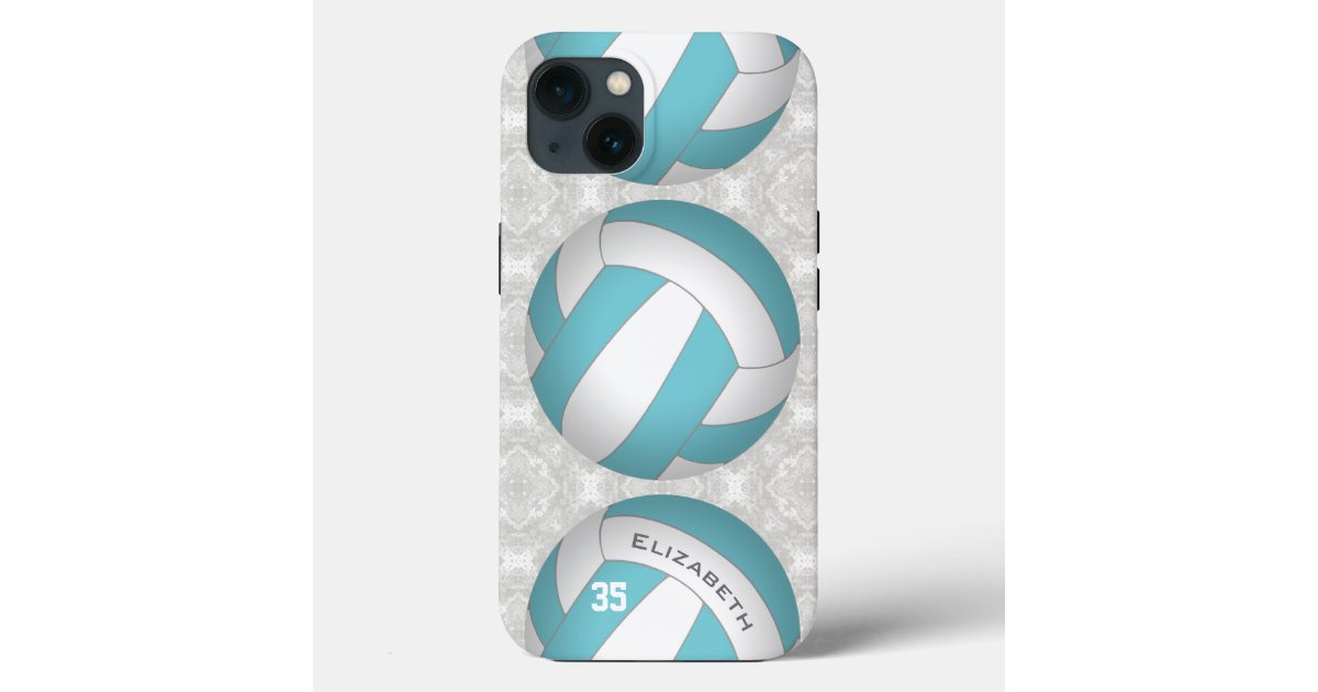 custom color personalized girl's volleyball Case-Mate iPhone case | Zazzle