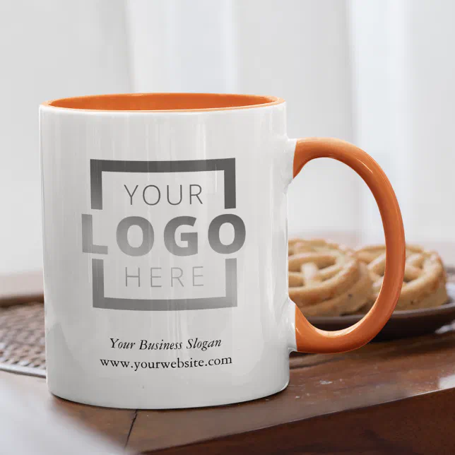 Custom Color Promotional Business Logo Branded Mug | Zazzle