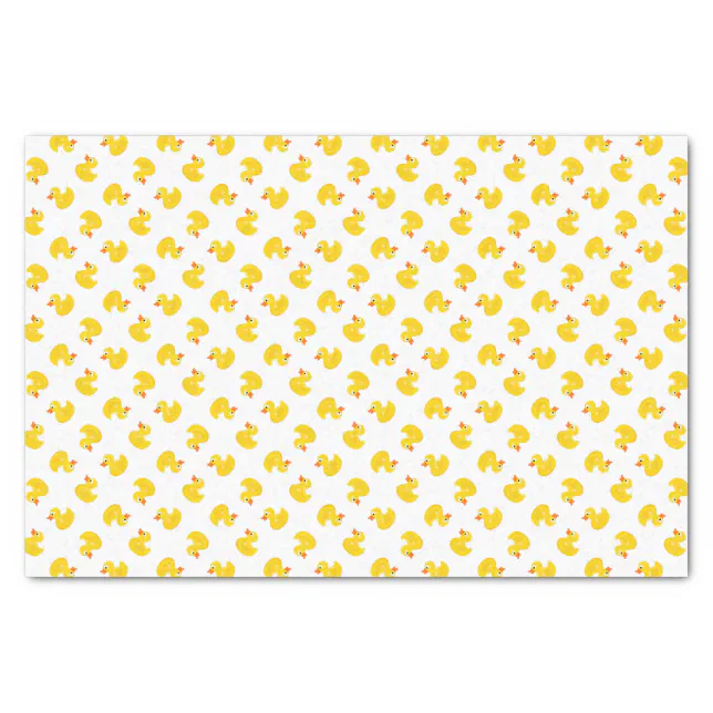Custom Color, Rubber Duck Tissue Paper | Zazzle