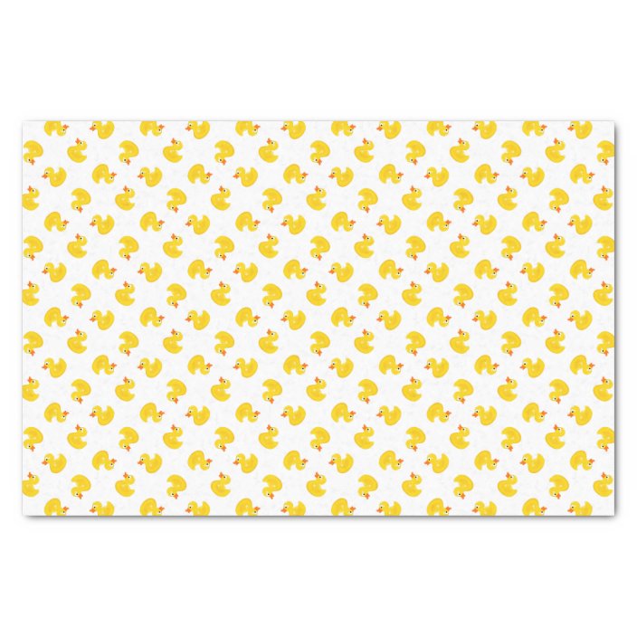 Custom Color, Rubber Duck Tissue Paper | Zazzle.com