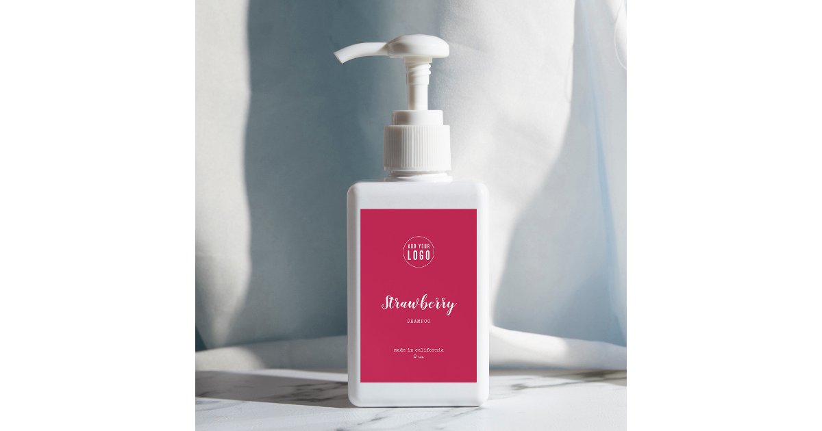 Custom Color Script & Typewriter Product Label | Zazzle