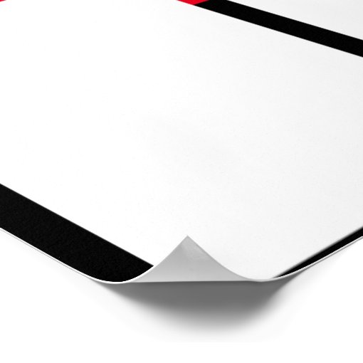 Custom color top performer of month display poster | Zazzle