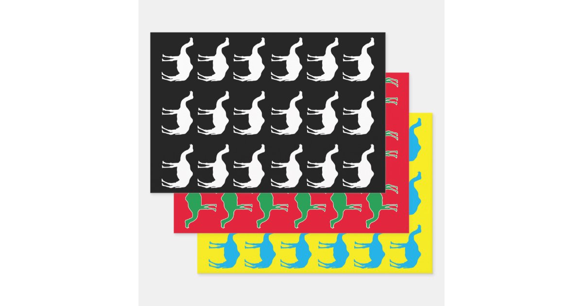 Custom colored camel pattern wrapping paper sheets | Zazzle