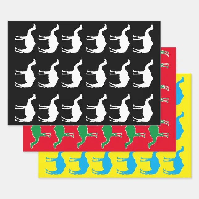 Custom colored camel pattern wrapping paper sheets | Zazzle