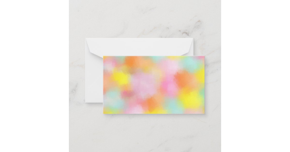 Custom Colorful Abstract Blank Template Elegant | Zazzle
