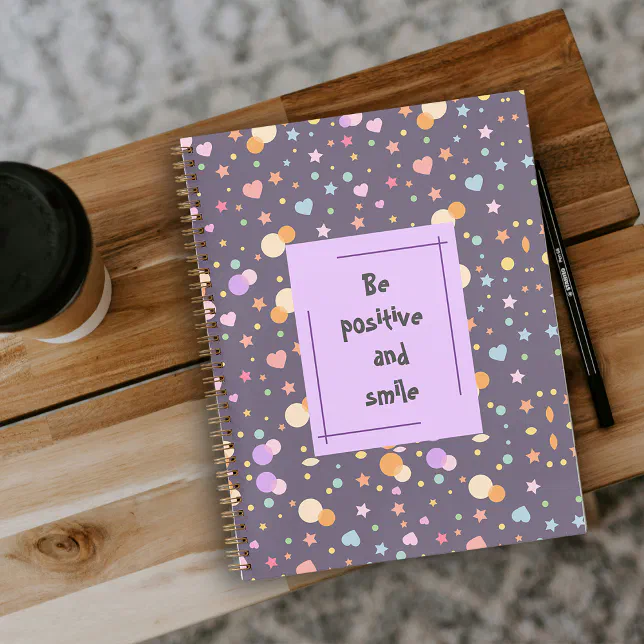 Custom colorful polka Notebook | Zazzle