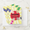 Custom colors onboarding new employee welcome pocket folder | Zazzle