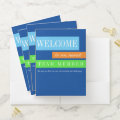 Custom colors onboarding new employee welcome pocket folder | Zazzle