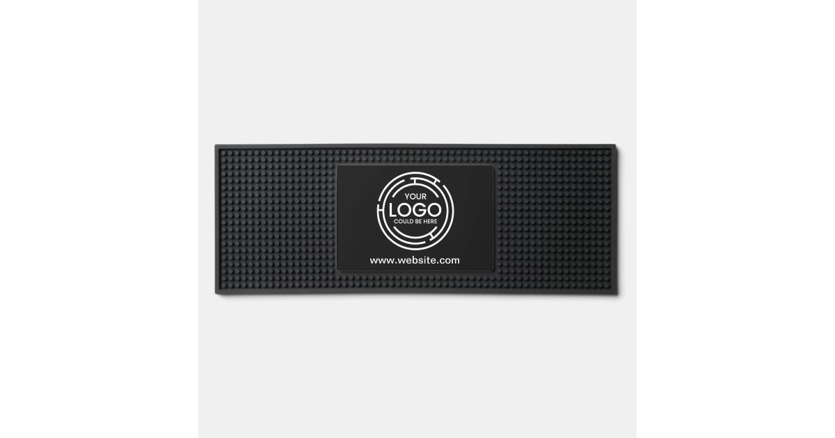 Custom Company Branded Business Logo Bar Mat | Zazzle