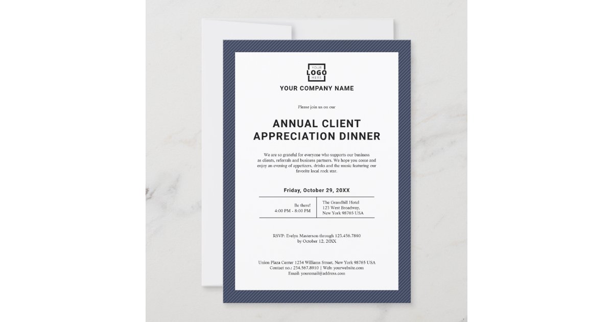 Custom Company Business Corporate Event Party Invitation | Zazzle