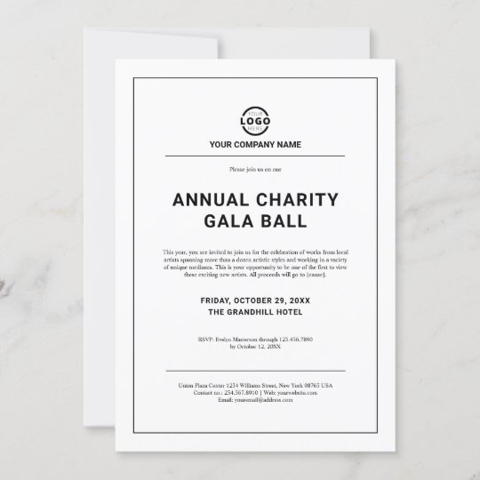 Custom Company Business Corporate Event Party Invitation | Zazzle.com