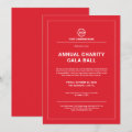 Custom Company Business Corporate Event Party Red Invitation | Zazzle