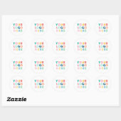 Custom Company Business Logo Branded Classic Round Sticker | Zazzle