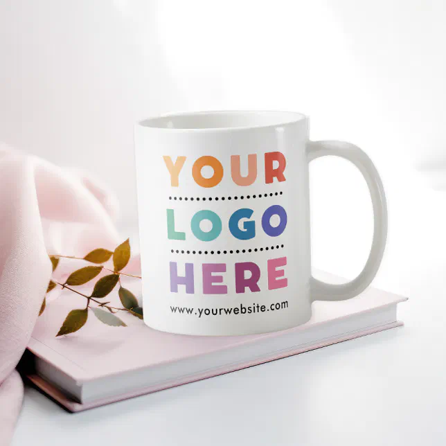 Custom Company Business Logo Branded Coffee Mug | Zazzle