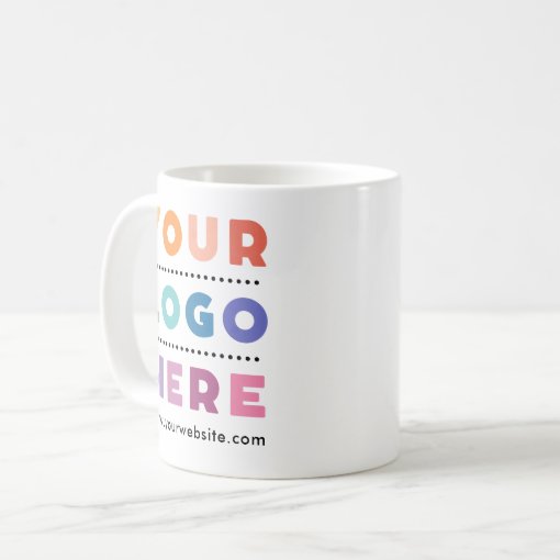 Custom Company Business Logo Branded Coffee Mug | Zazzle