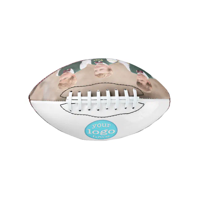 Custom Company Business Logo Corporate Team Photo Football | Zazzle