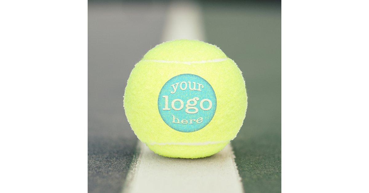 Custom Company Business Logo Corporate Tournament Tennis Balls | Zazzle